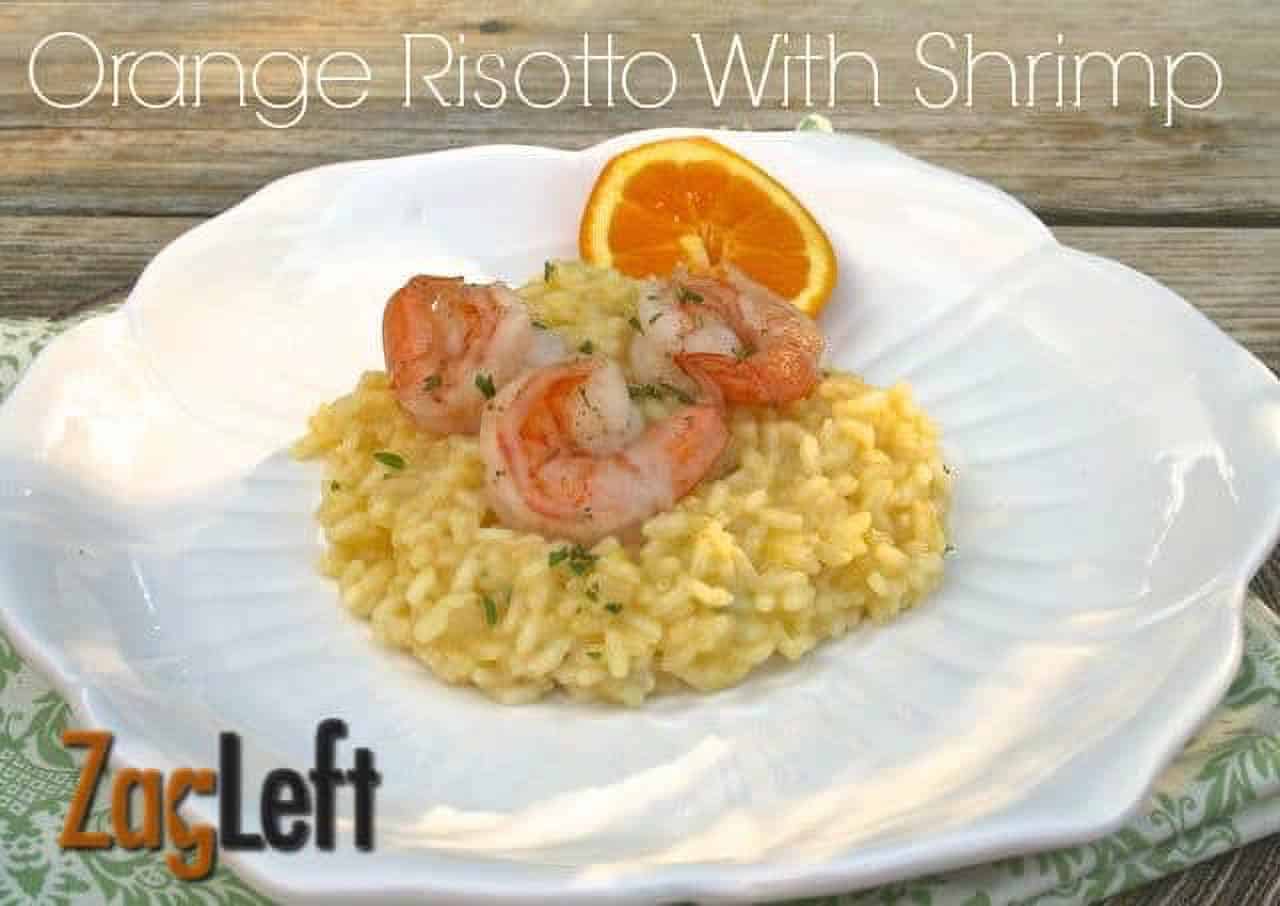 Orange Risotto With Shrimp - ZagLeft