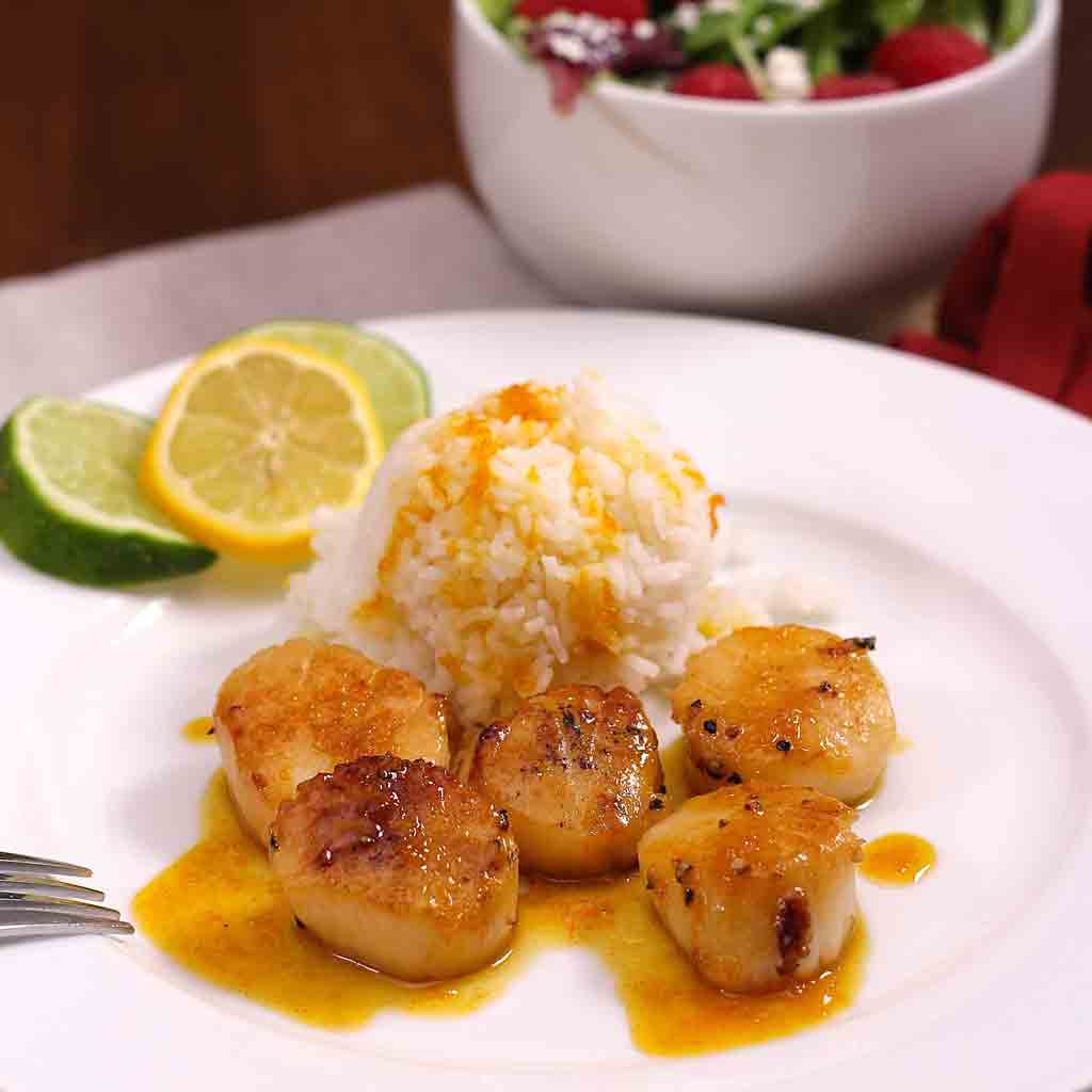 Scallops With Orange Sauce - ZagLeft